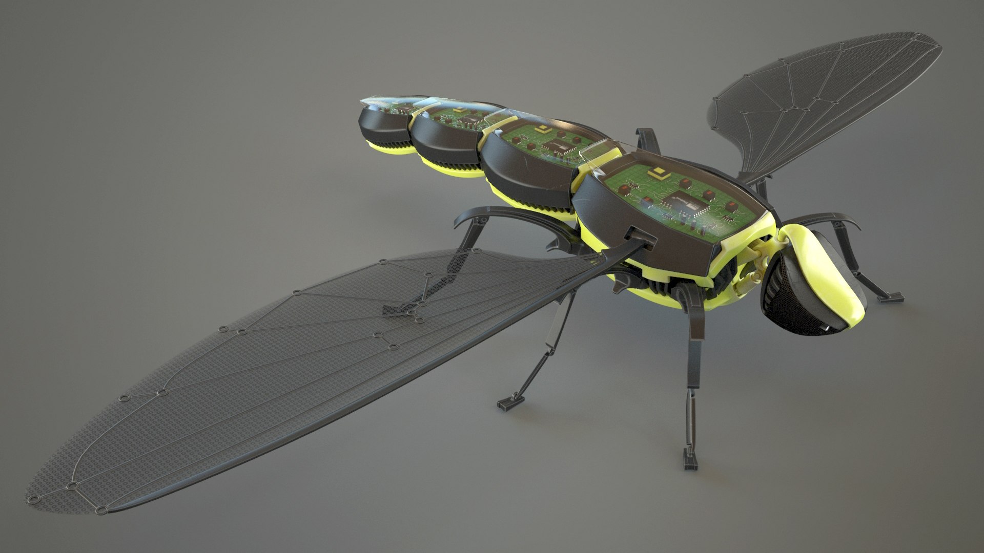 3ds Max Bee Robot