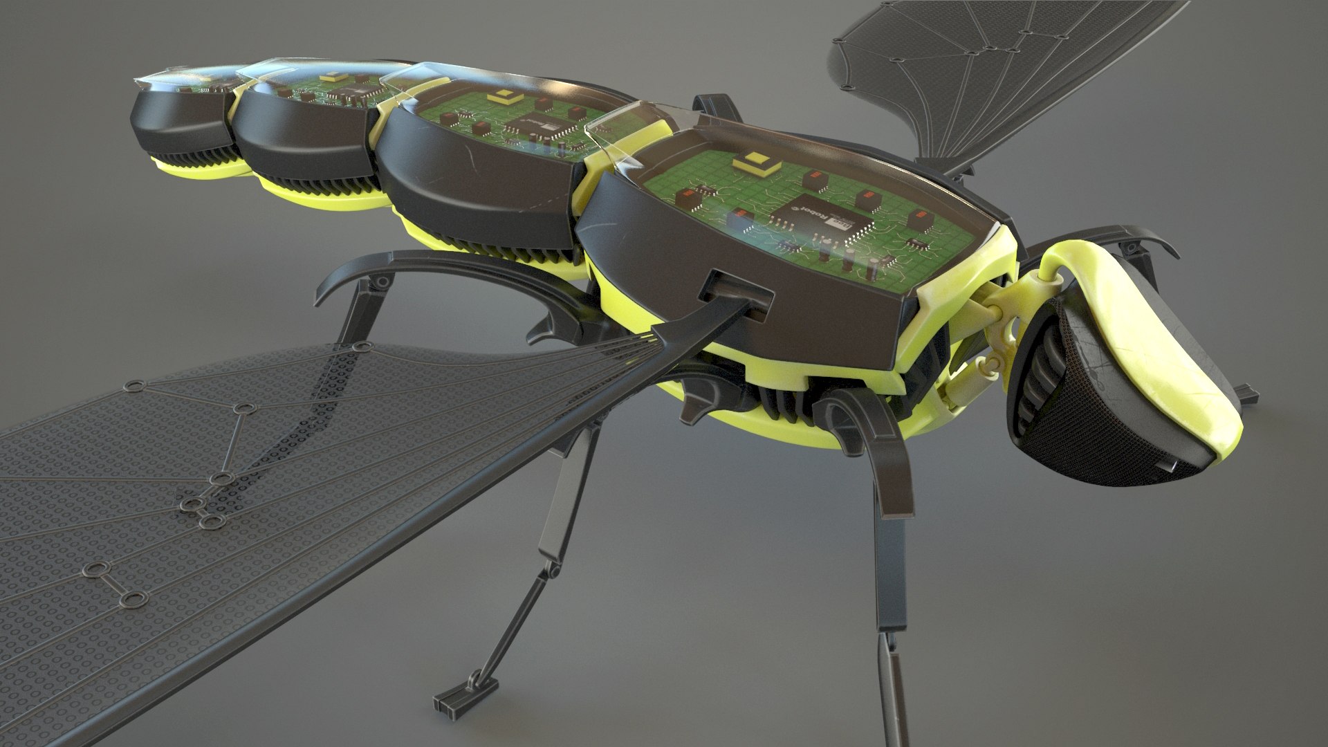 3ds Max Bee Robot