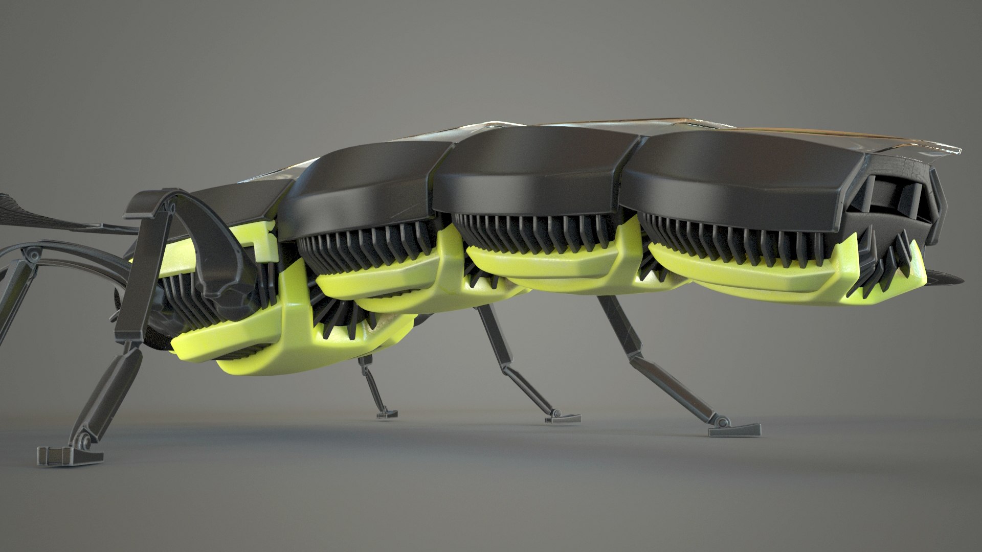3ds Max Bee Robot