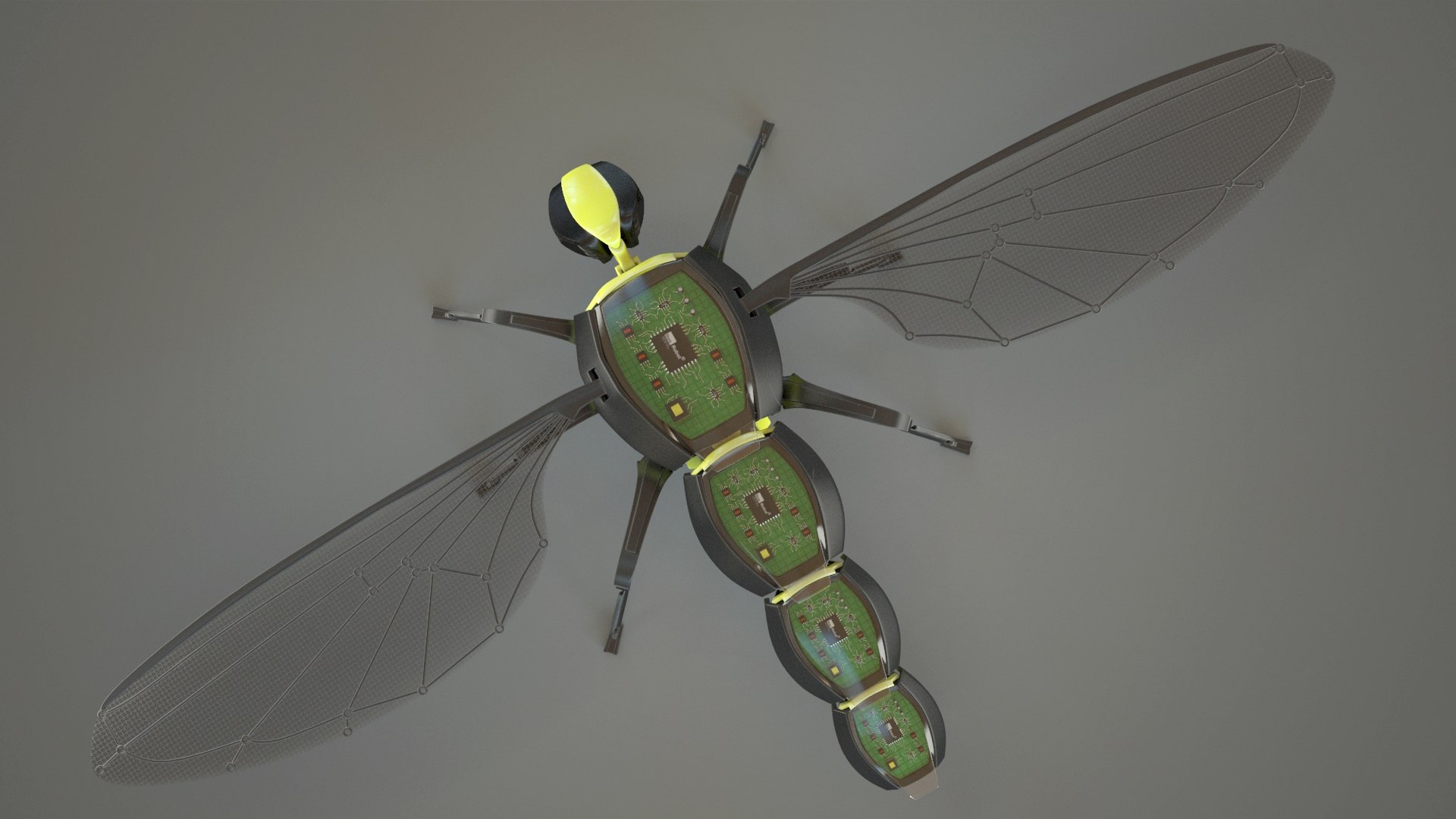 3ds Max Bee Robot