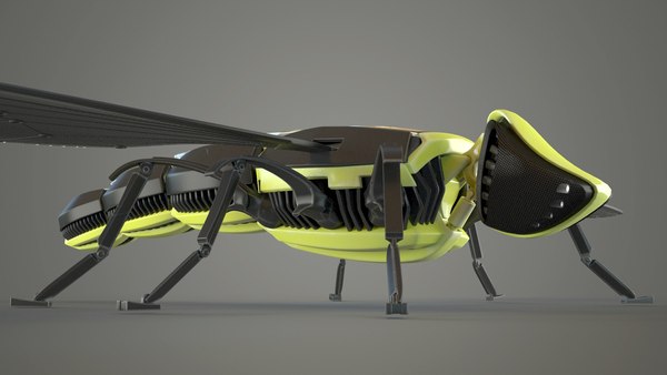 3ds max bee robot