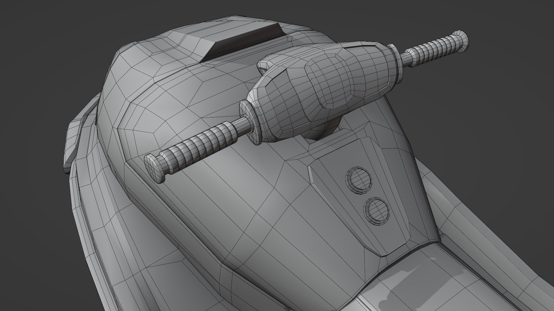 3D model Rescue Jet Ski Water scooter Aquabike Hydrocycle Jet boat Low ...