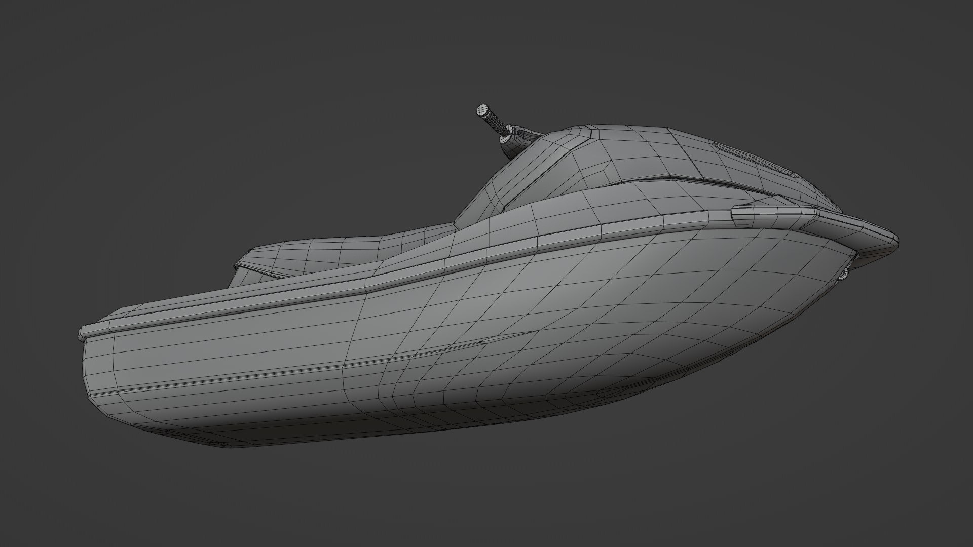 3D Model Rescue Jet Ski Water Scooter Aquabike Hydrocycle Jet Boat Low ...