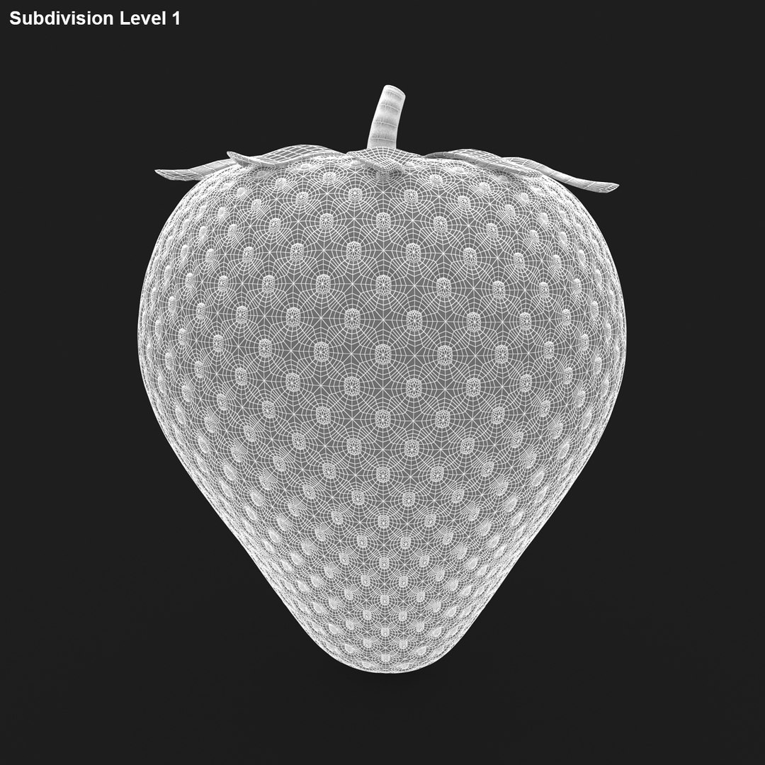 3d Realistic Strawberry