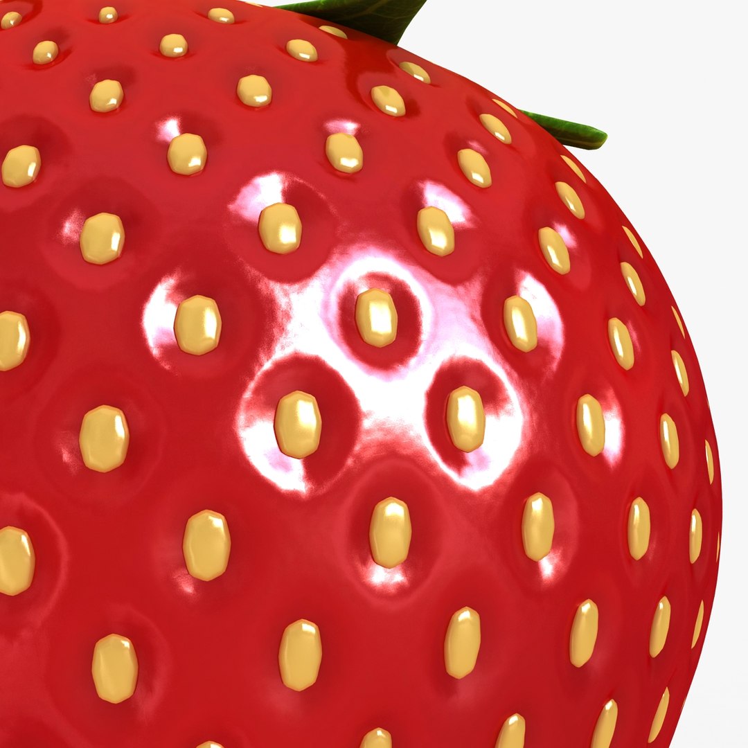3d Realistic Strawberry