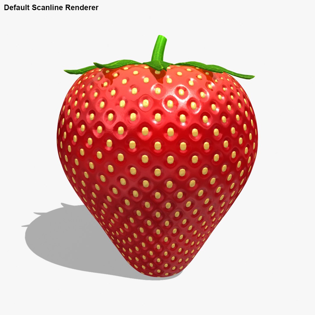 3d Realistic Strawberry