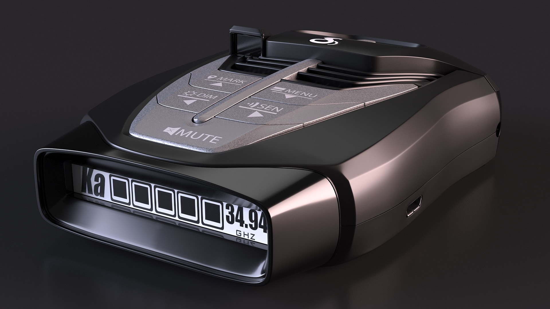 Cobra RAD 480i Laser Radar Detector 3D - TurboSquid 2175528