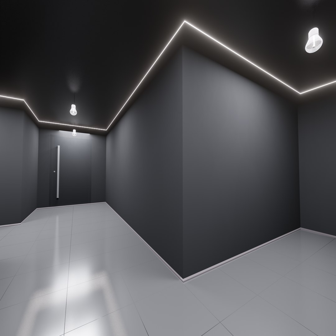 3D Hallway 01 - TurboSquid 1889228