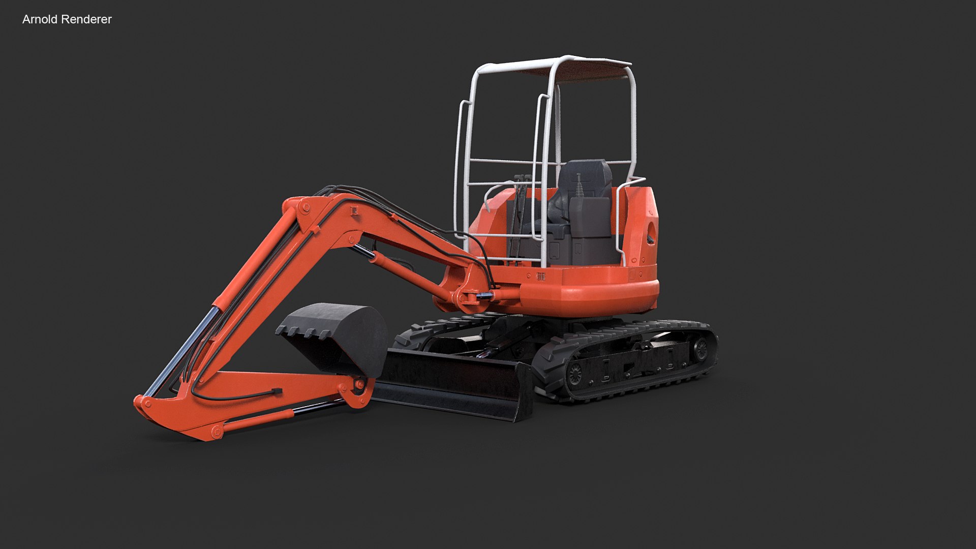 Mini Excavator Model - TurboSquid 2140510