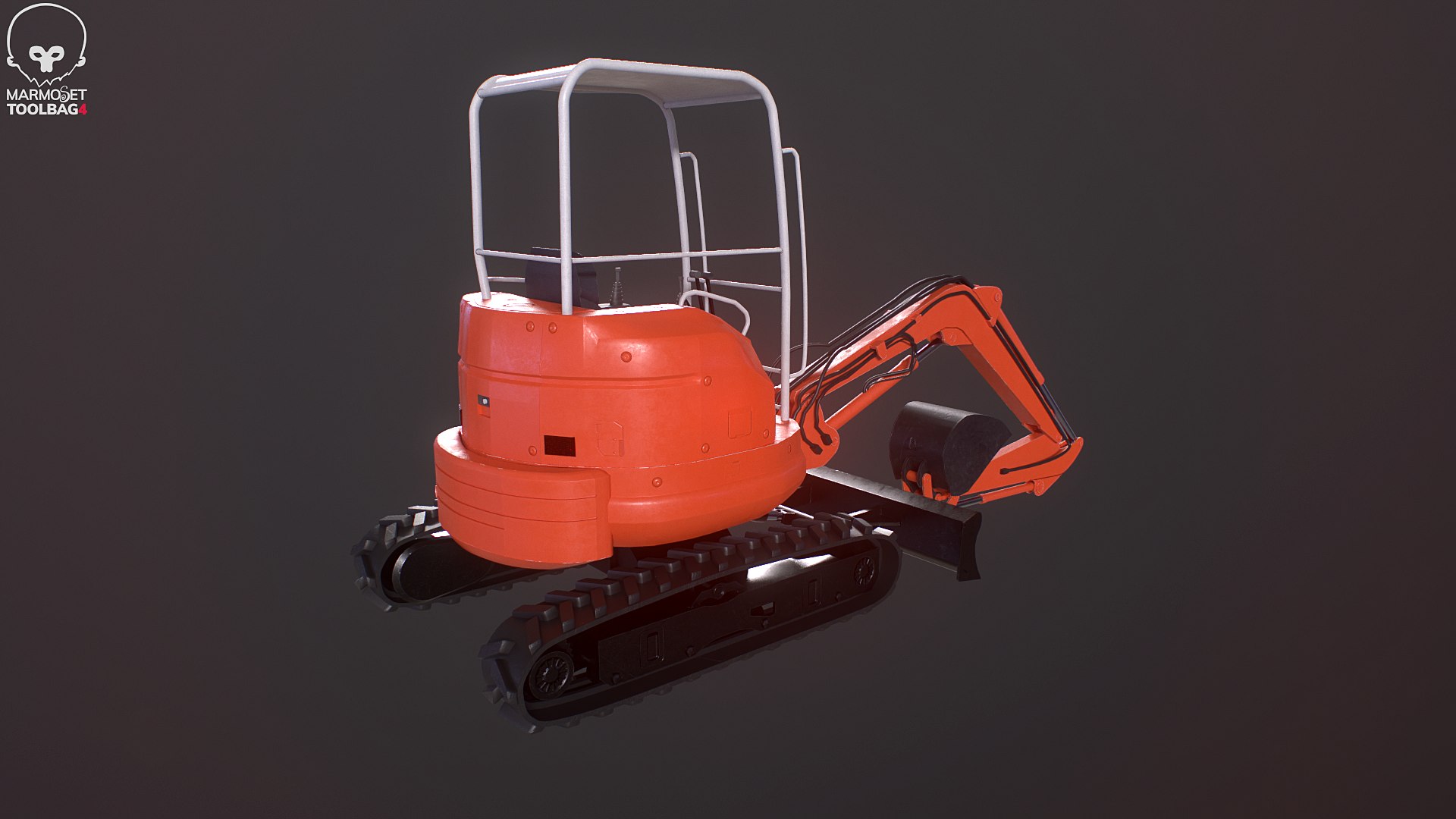 Mini Excavator Model - TurboSquid 2140510
