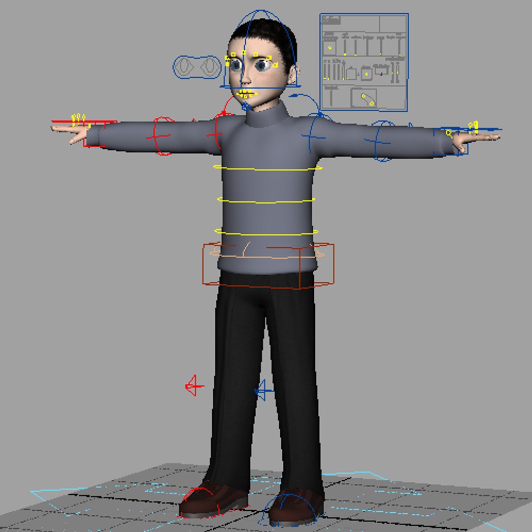 File Rigging Controler 3d Model