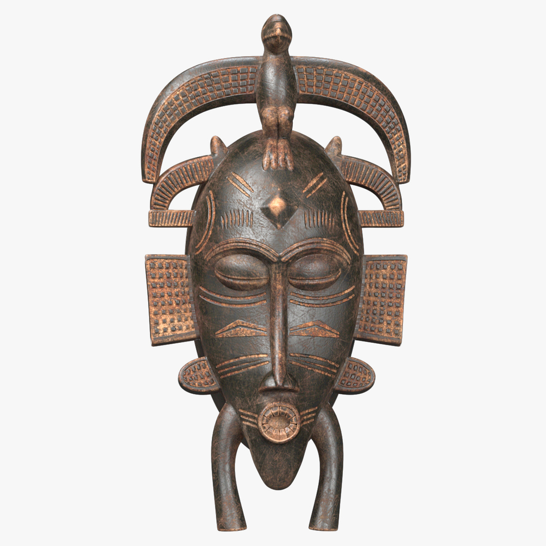 3D African Masks Senufo - TurboSquid 1210000