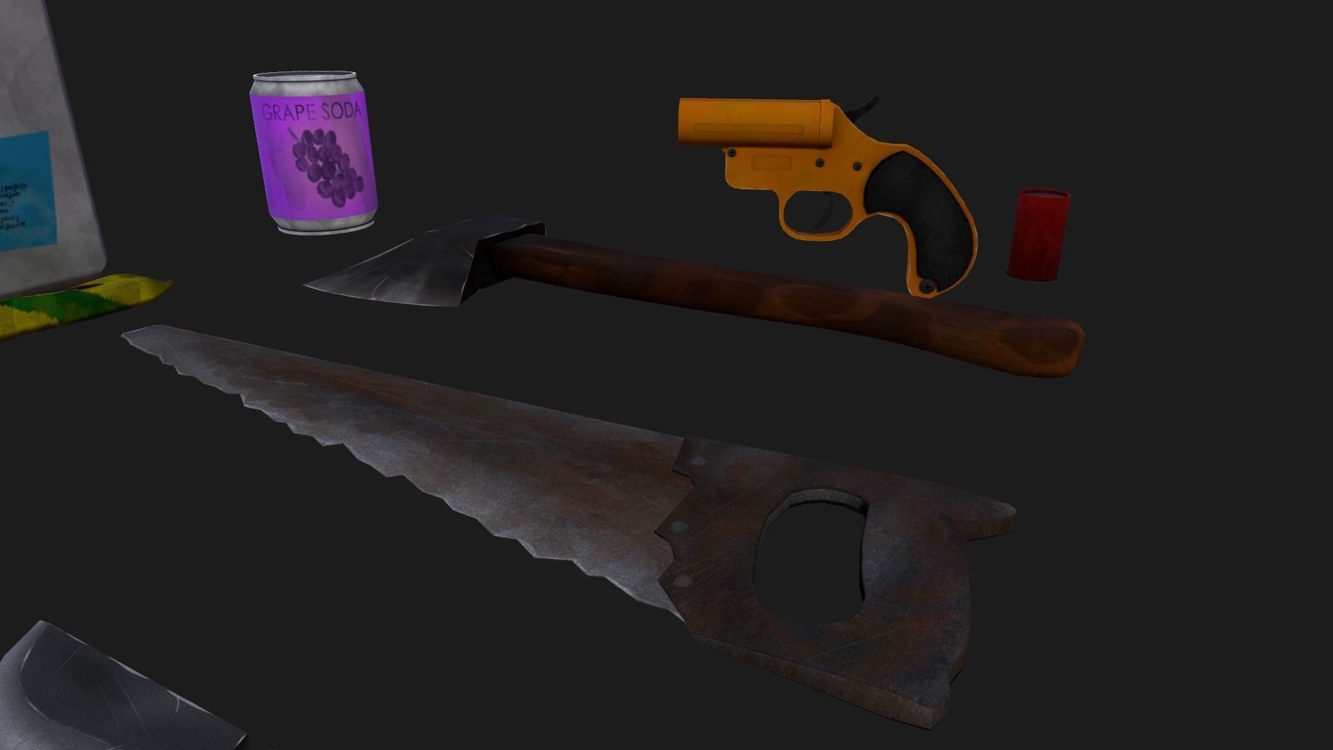 3D stylized torch axe model - TurboSquid 1366242