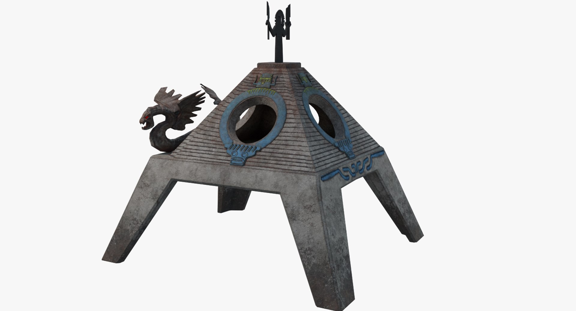 3D Pyramid Model - TurboSquid 1188226