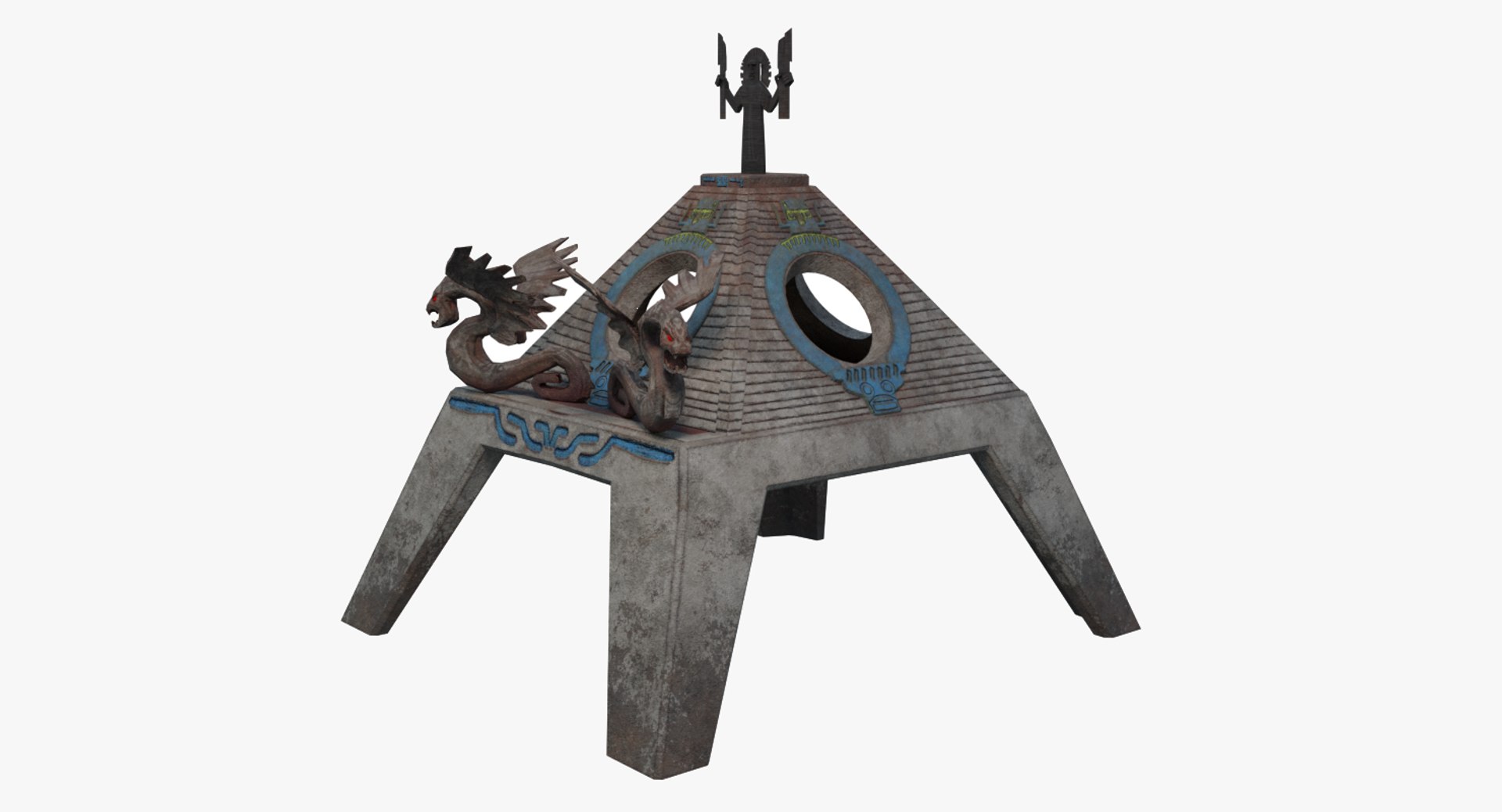 3D Pyramid Model - TurboSquid 1188226