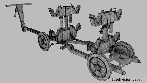 missile cart navy 3d model