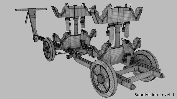 missile cart navy 3d model