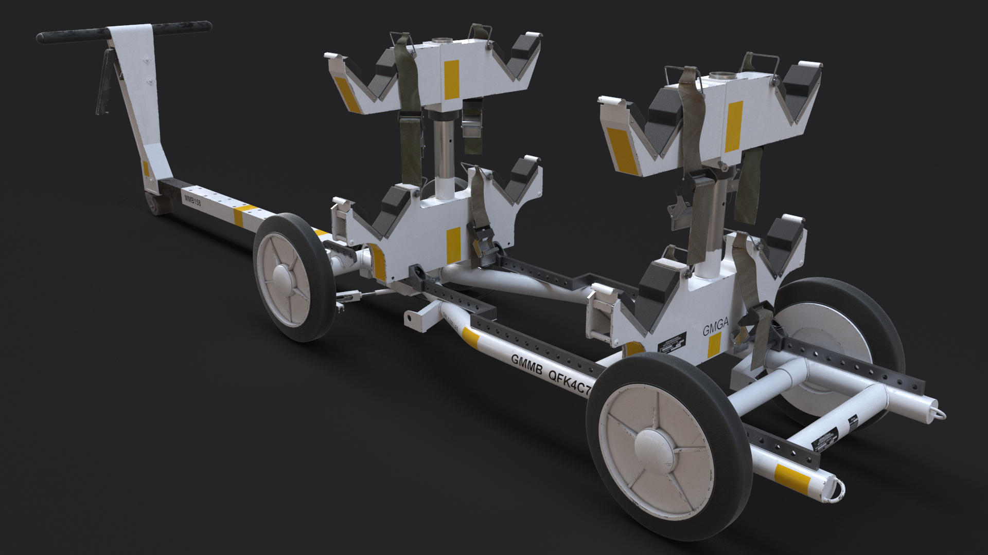 missile cart navy 3d model