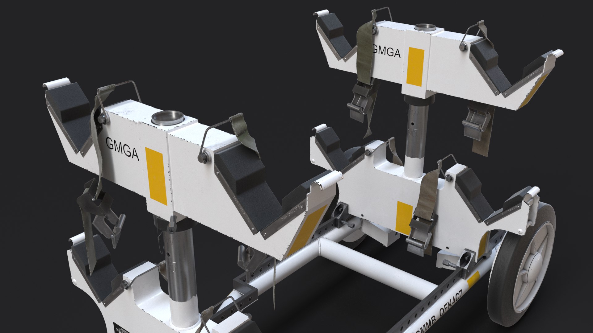 Missile Cart Navy 3d Model