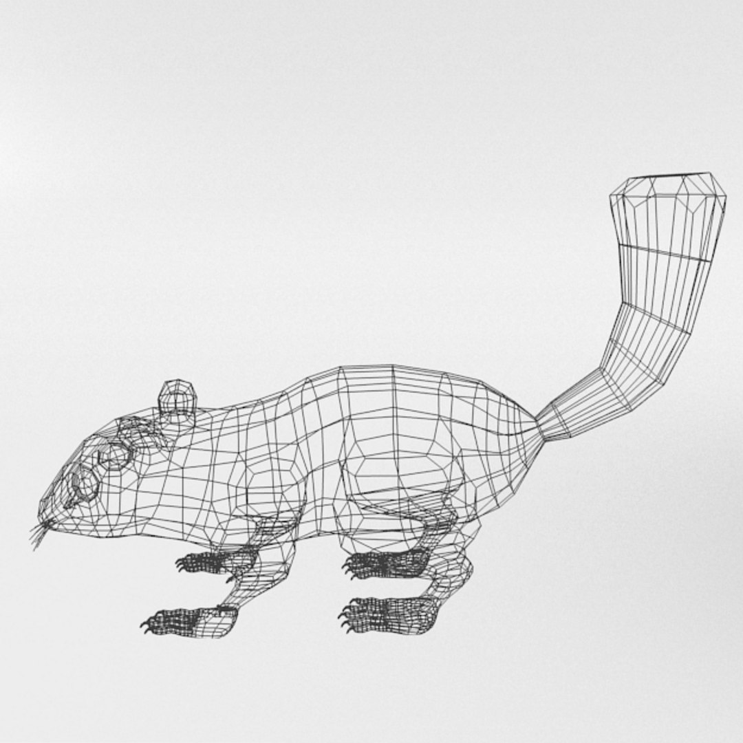 3D Chipmunk Model - TurboSquid 1316765