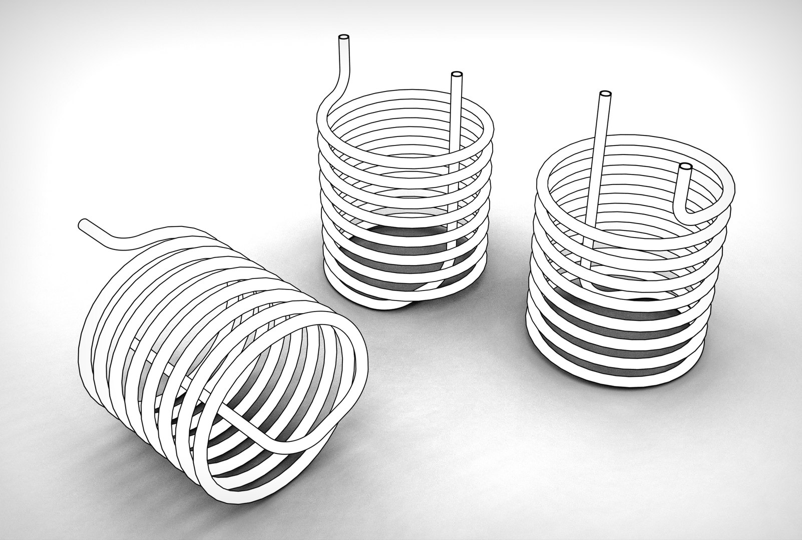 3D Pipe Coil - TurboSquid 1480345