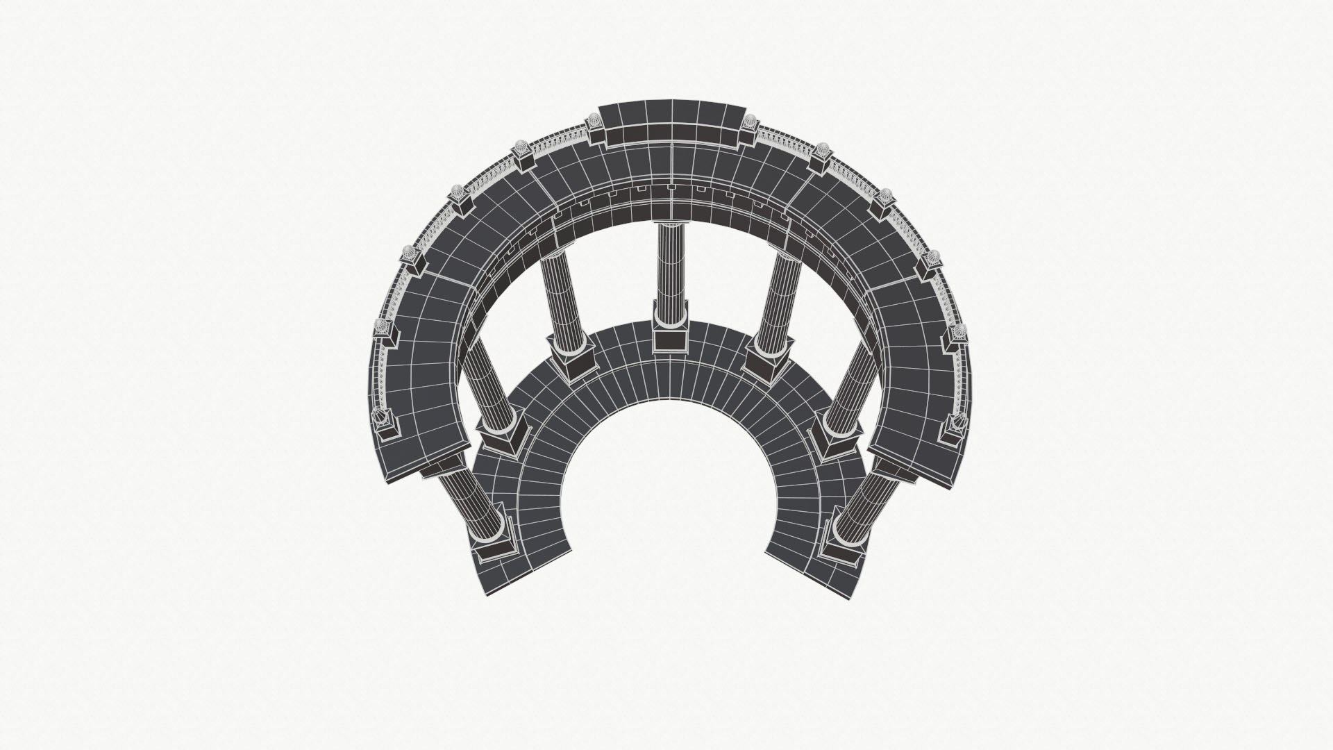 3D Rotunda - TurboSquid 2072649