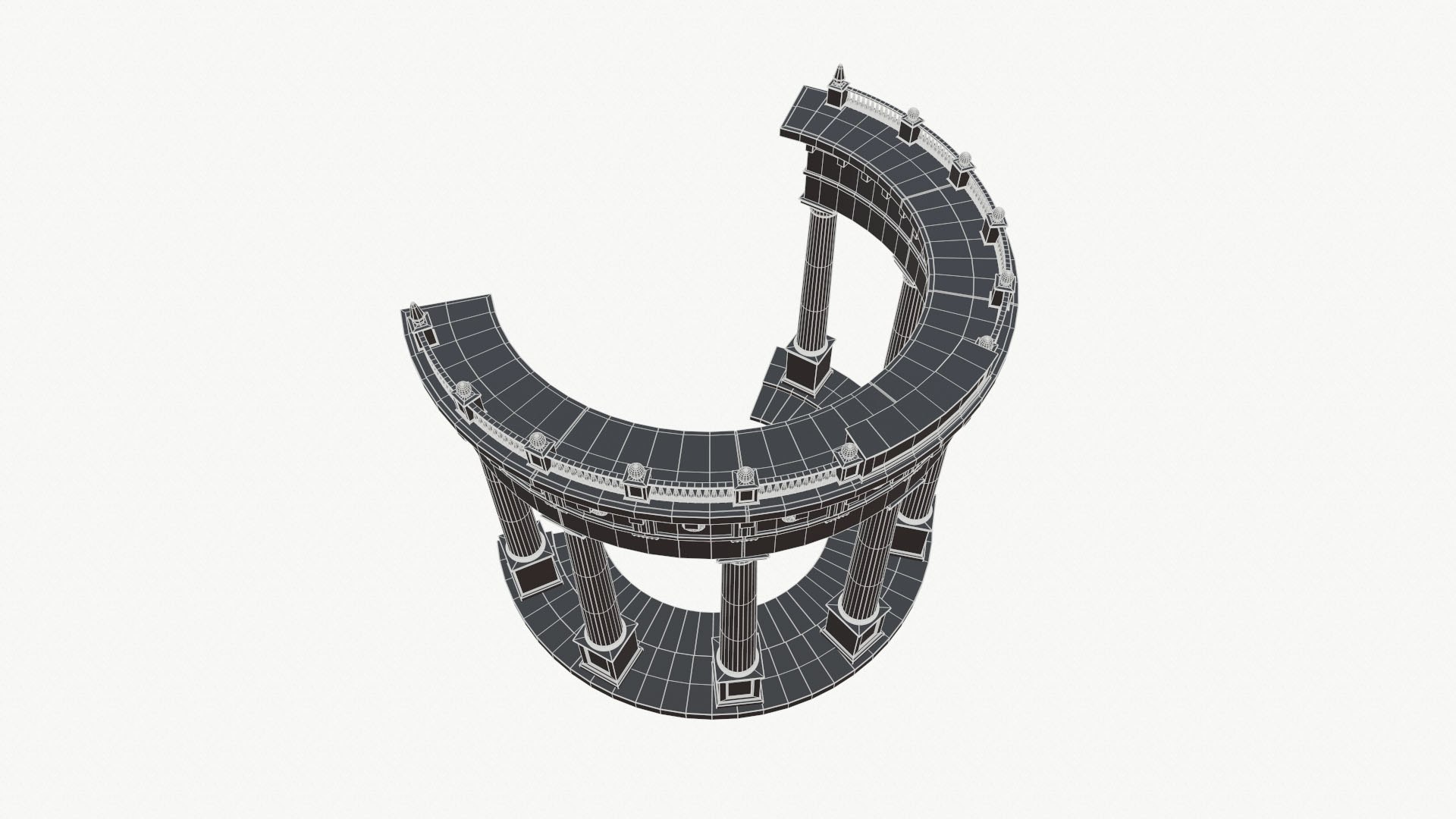 3D Rotunda - TurboSquid 2072649