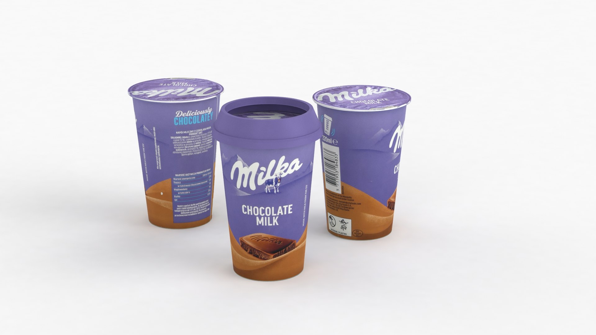 Dairy Milka Chocolate Milk 330ml 2024 3D Model - TurboSquid 2277882