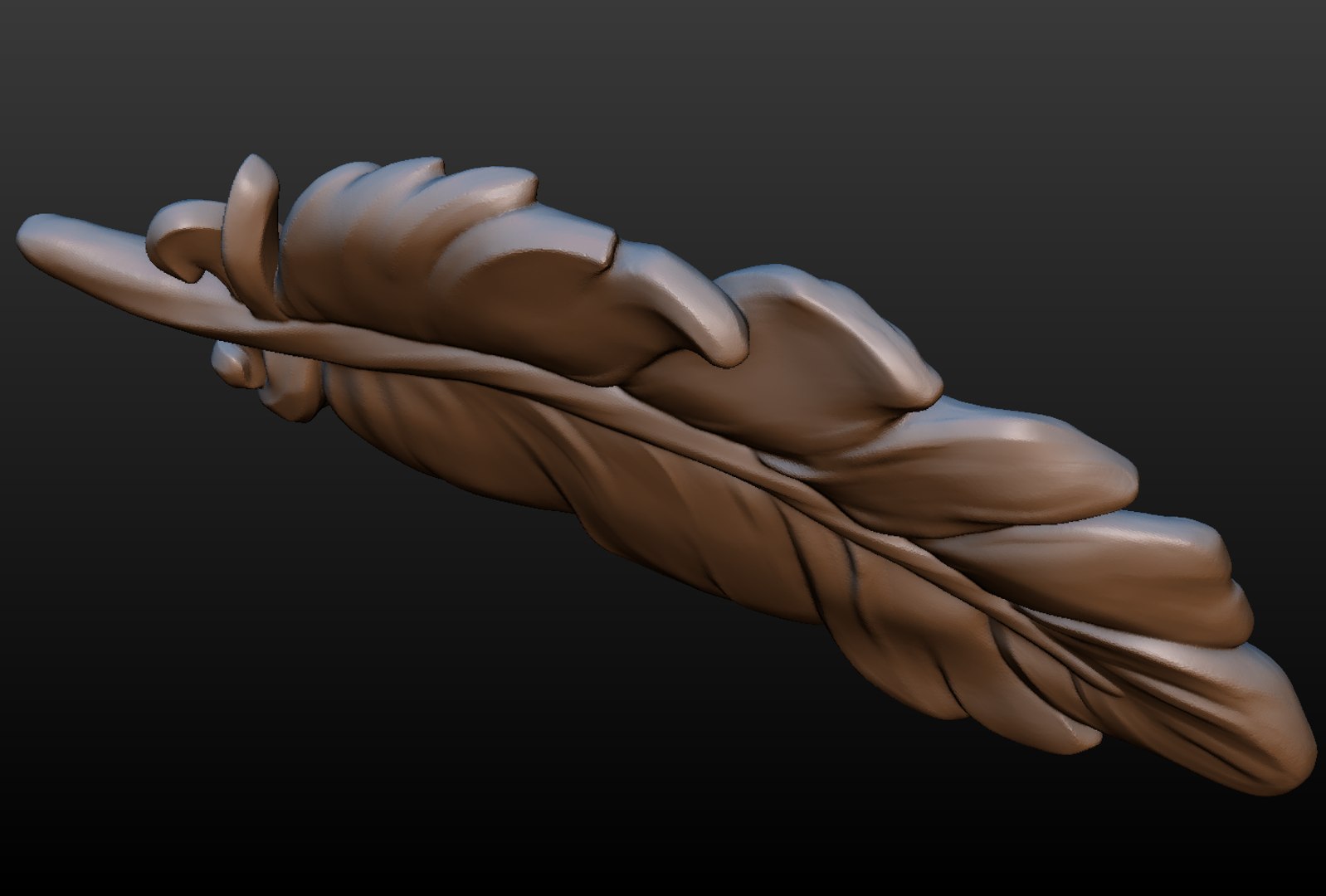 Feather Model - TurboSquid 1246567