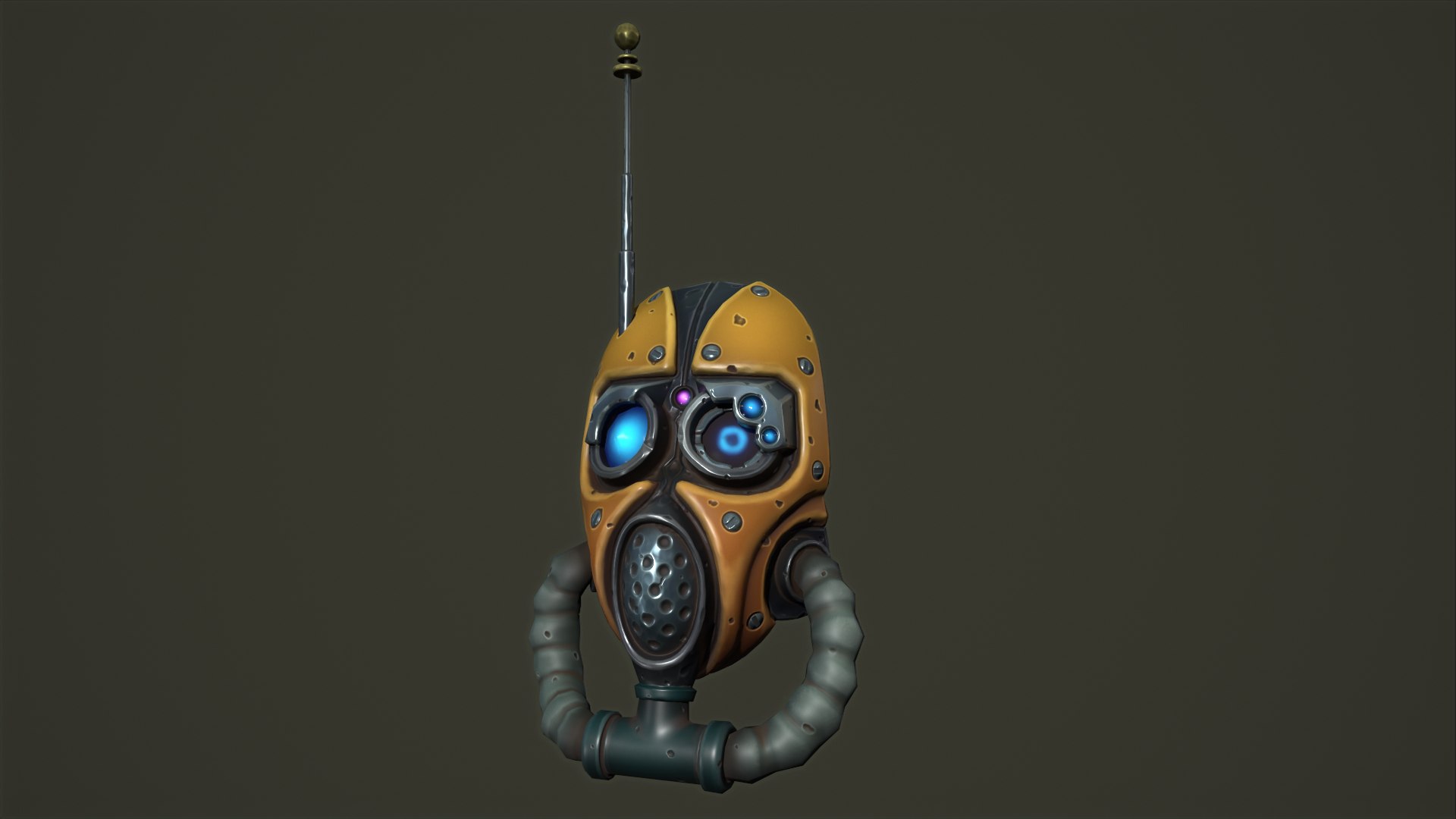 Tech priest mask model - TurboSquid 1888150