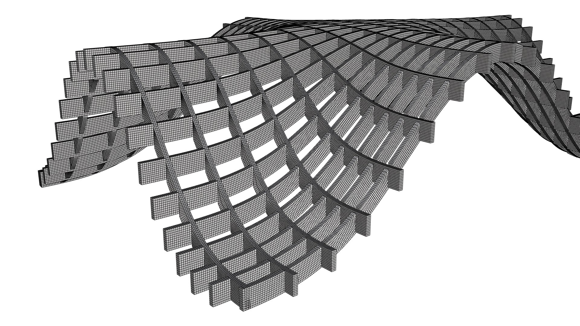 Shell Pavilion 04 Waffle 3D Model - TurboSquid 2388264
