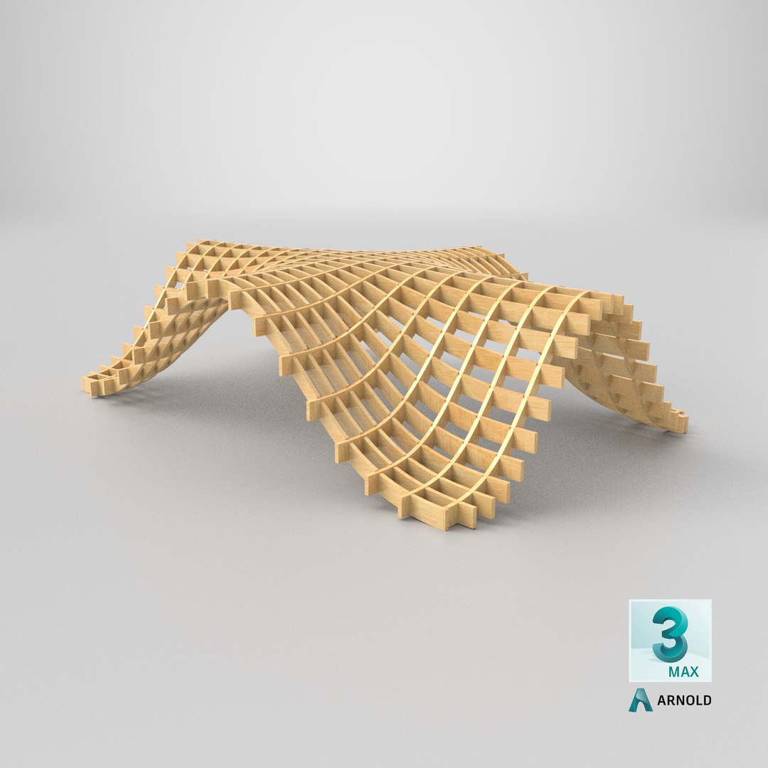 Shell Pavilion 04 Waffle 3D Model - TurboSquid 2388264
