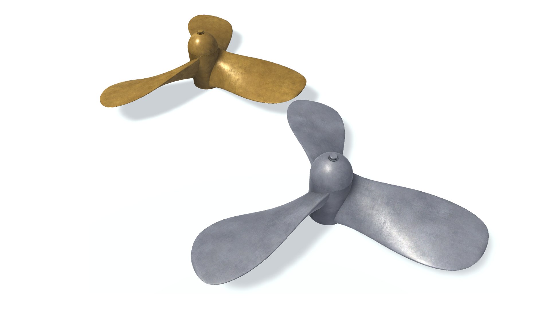 Ship Screw B3 3D Model - TurboSquid 1451408