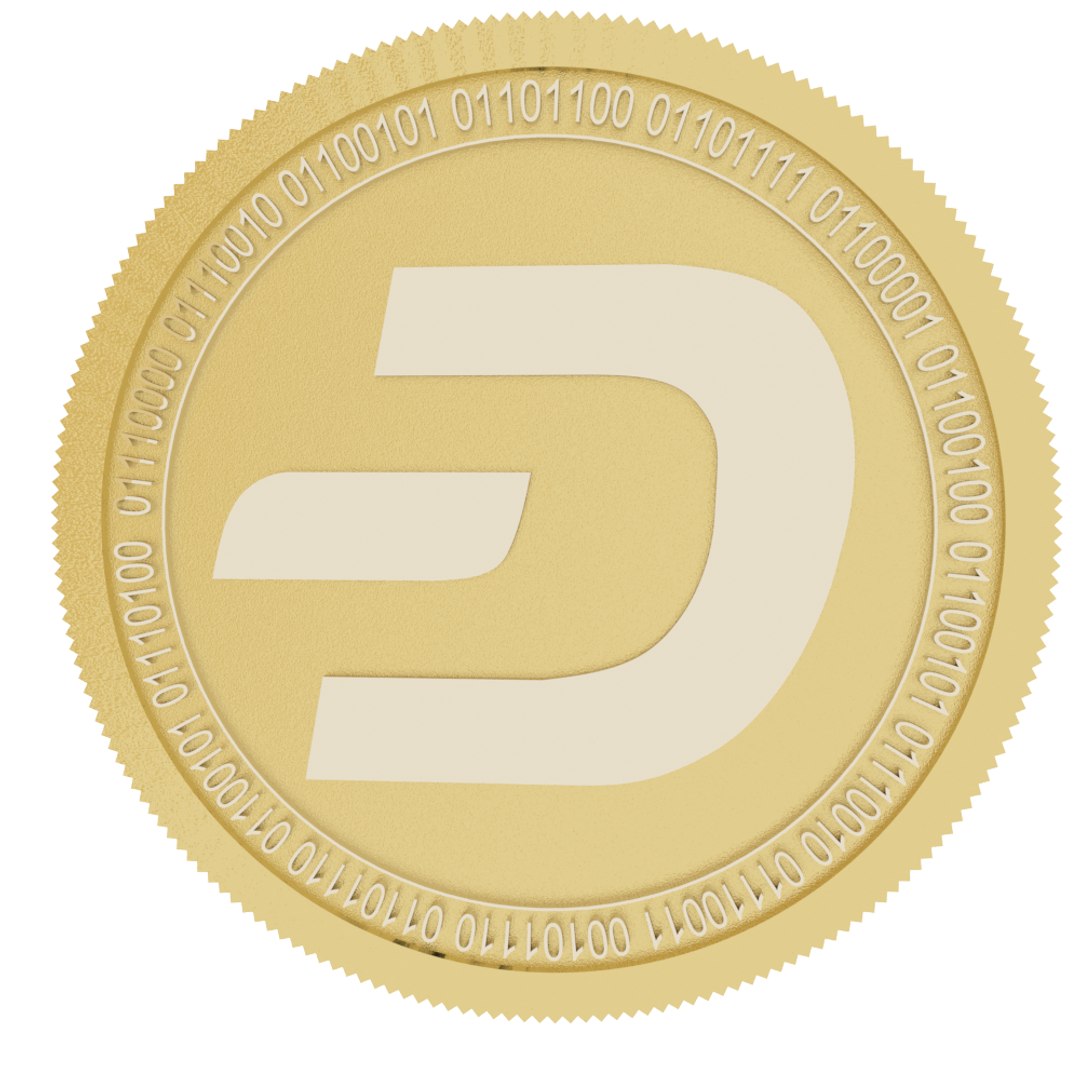 3D Dash Gold Coin - TurboSquid 1461812