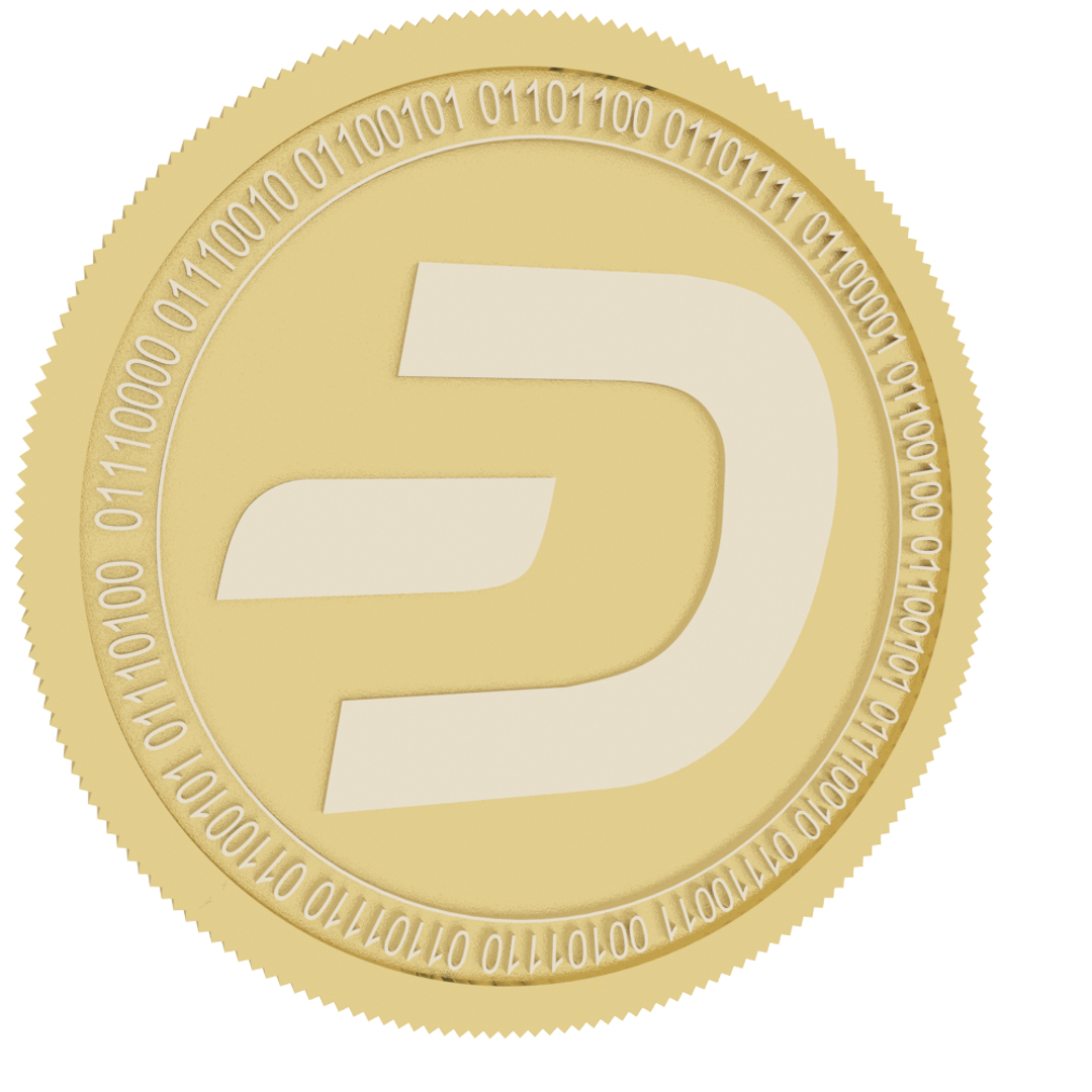 3D Dash Gold Coin - TurboSquid 1461812
