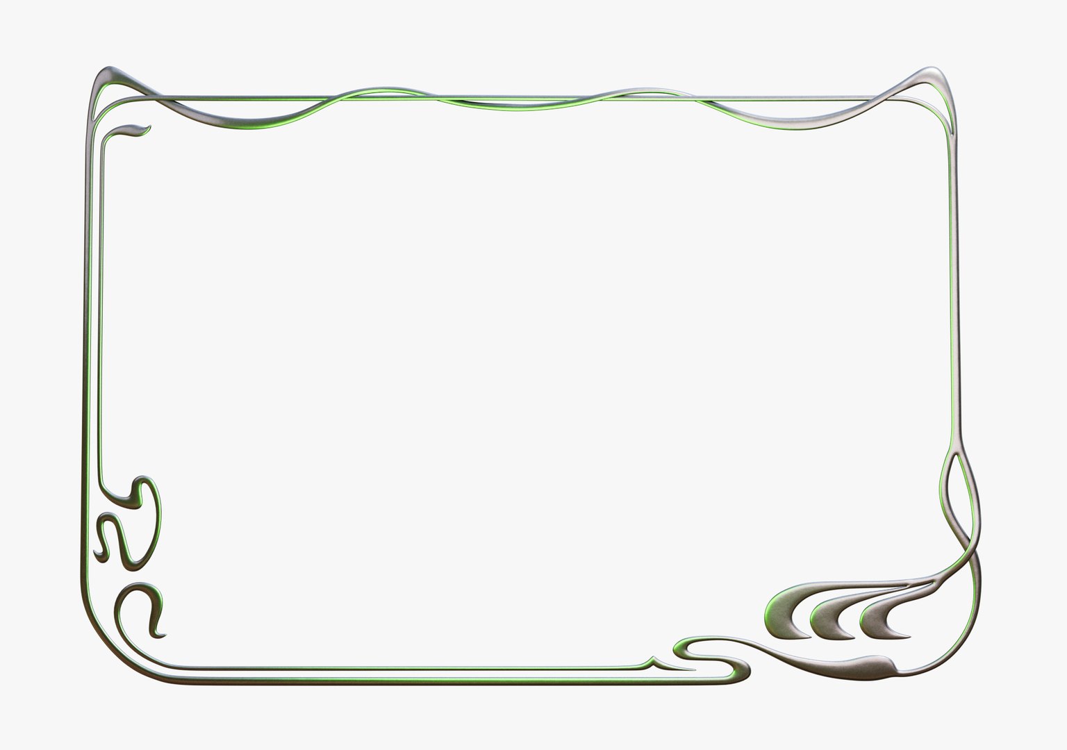 3D Rectangular Retro Framework - TurboSquid 2173365