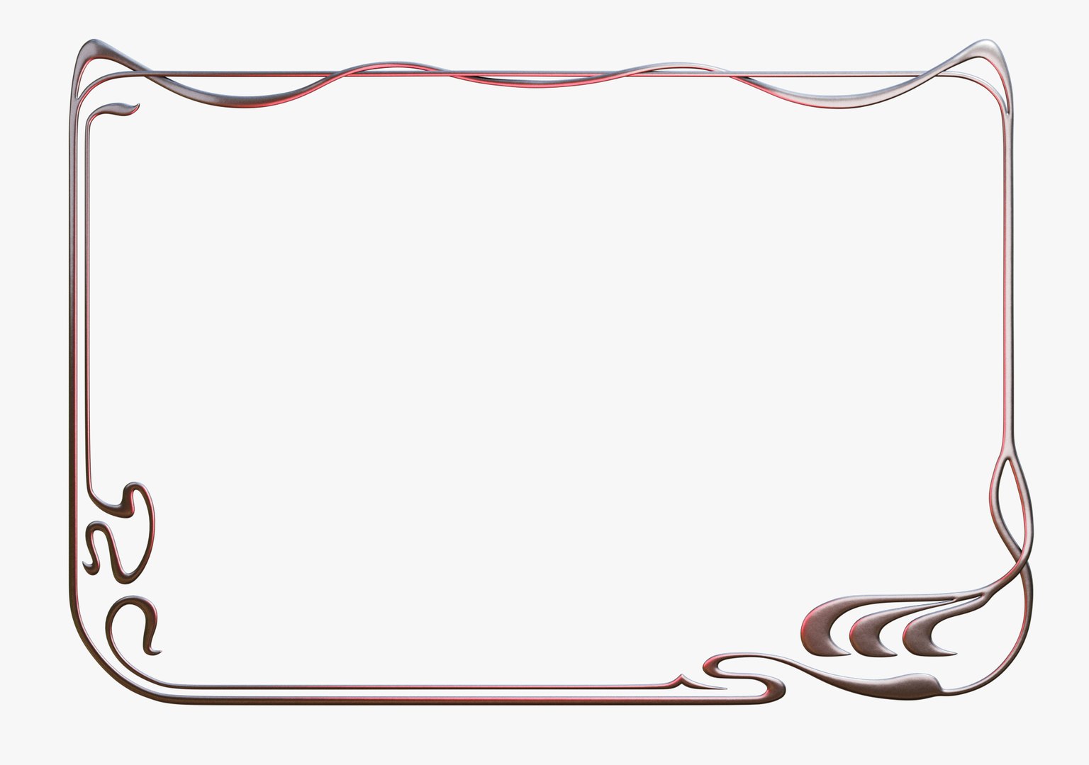 3D Rectangular Retro Framework - TurboSquid 2173365