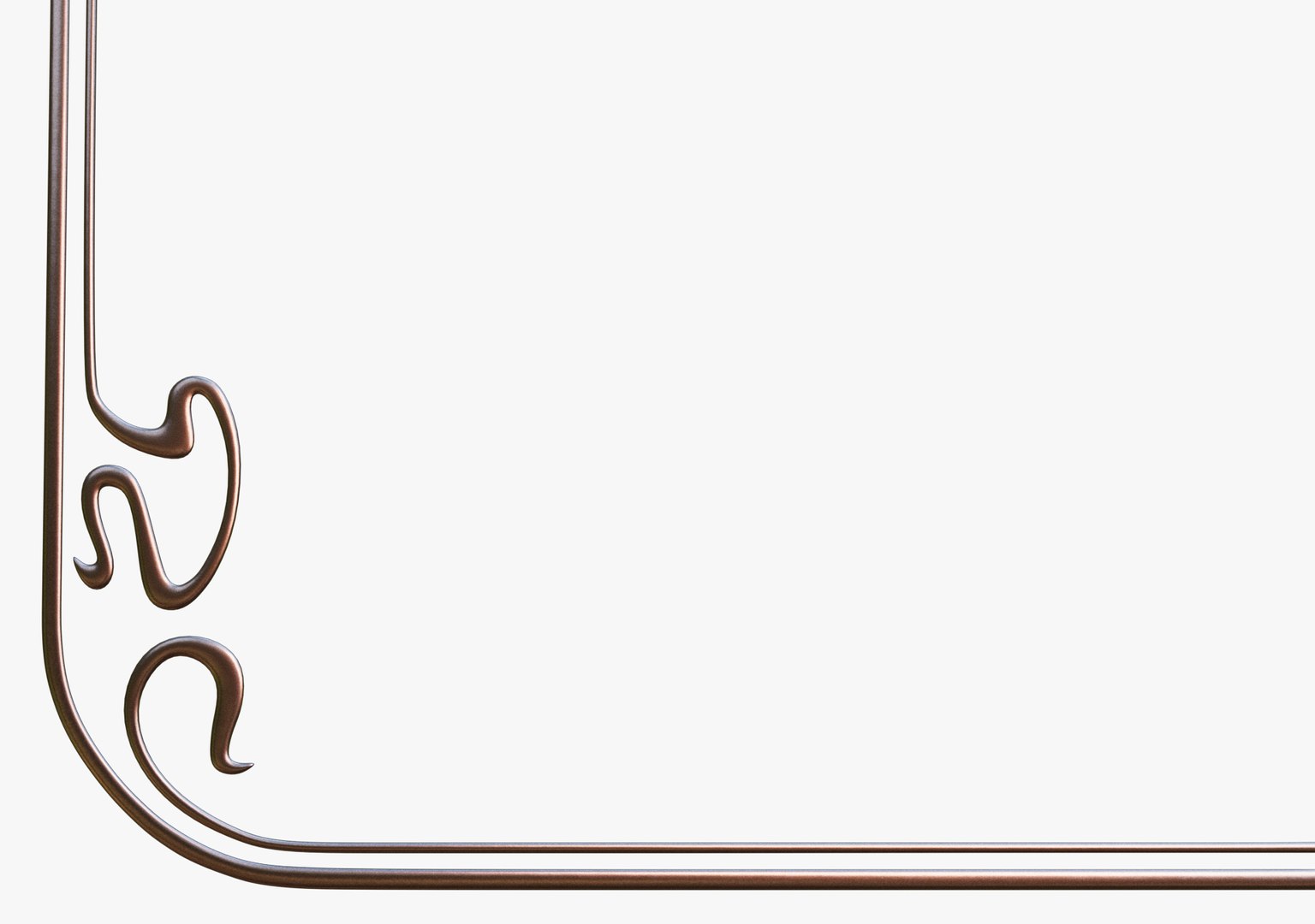 3D Rectangular Retro Framework - TurboSquid 2173365