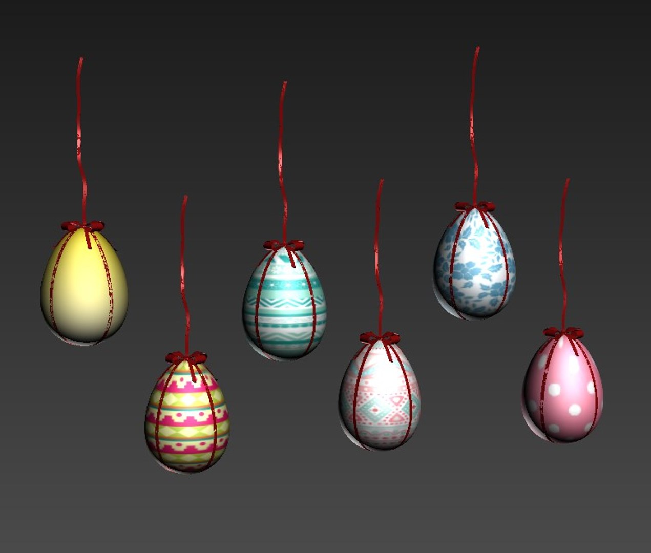 3D easter eggs model - TurboSquid 1244903
