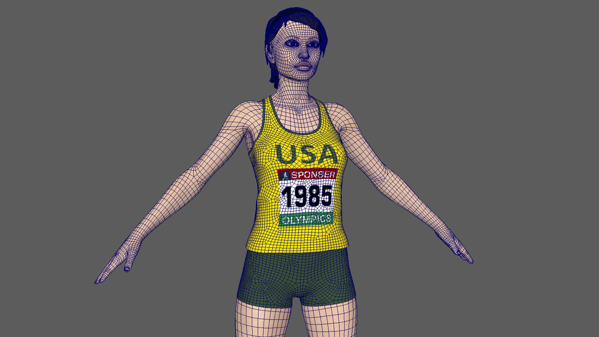 Athlete Runner 02 3D Model - TurboSquid 1816077