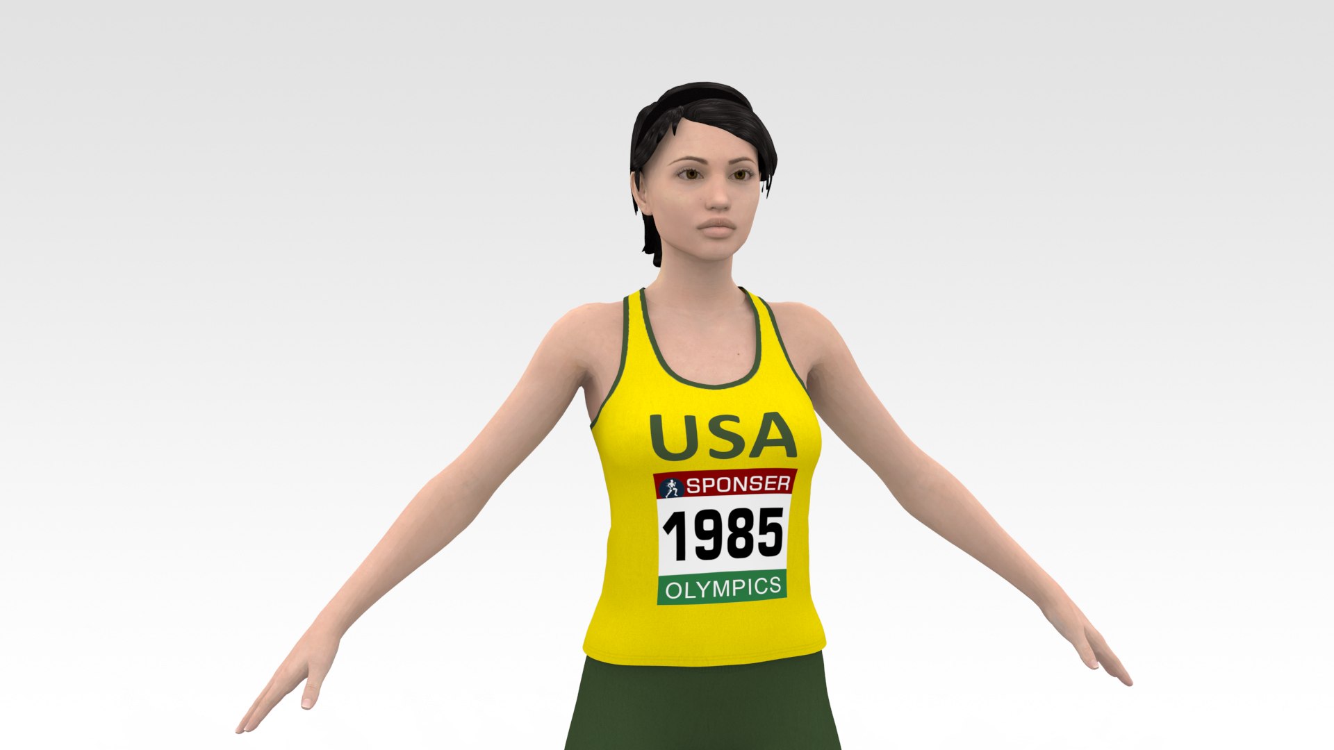 Athlete Runner 02 3D Model - TurboSquid 1816077