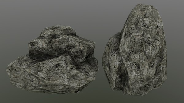 rock 4 3d obj