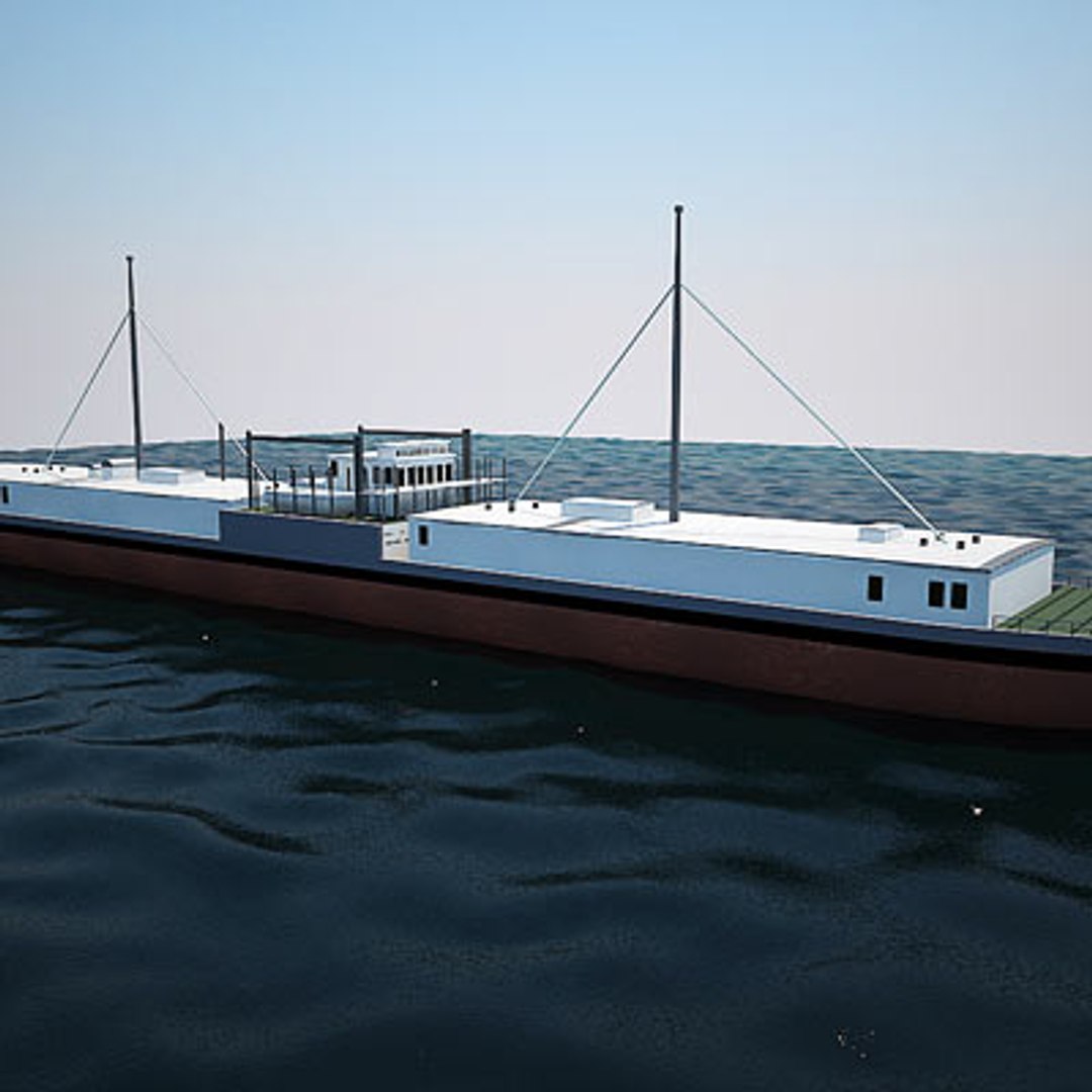 3d Model Motorship 20th Century