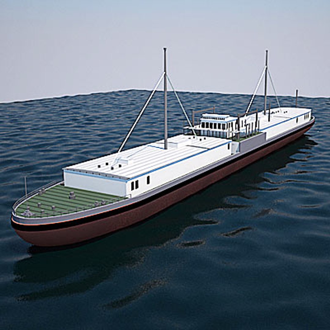 3d Model Motorship 20th Century