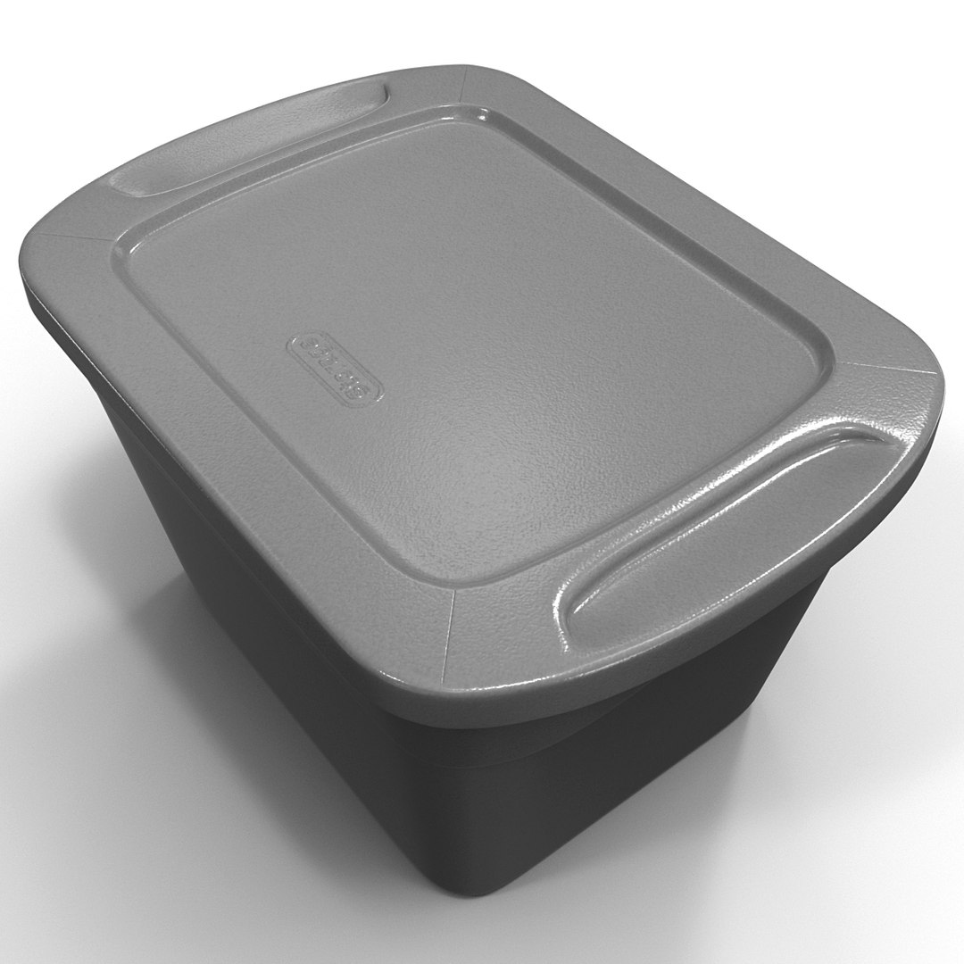 3d Model Storage Box 18-gallon