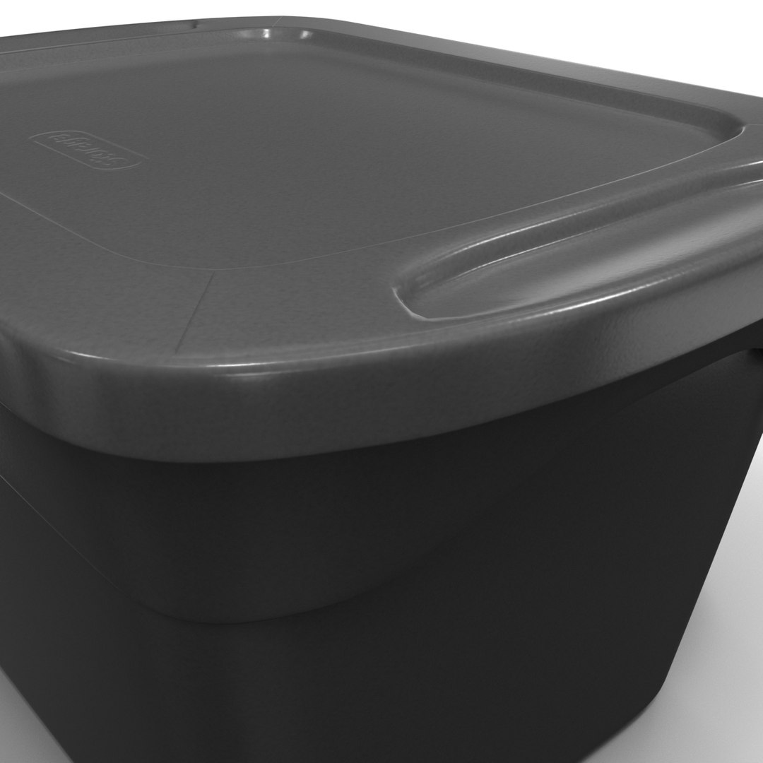 3d Model Storage Box 18-gallon