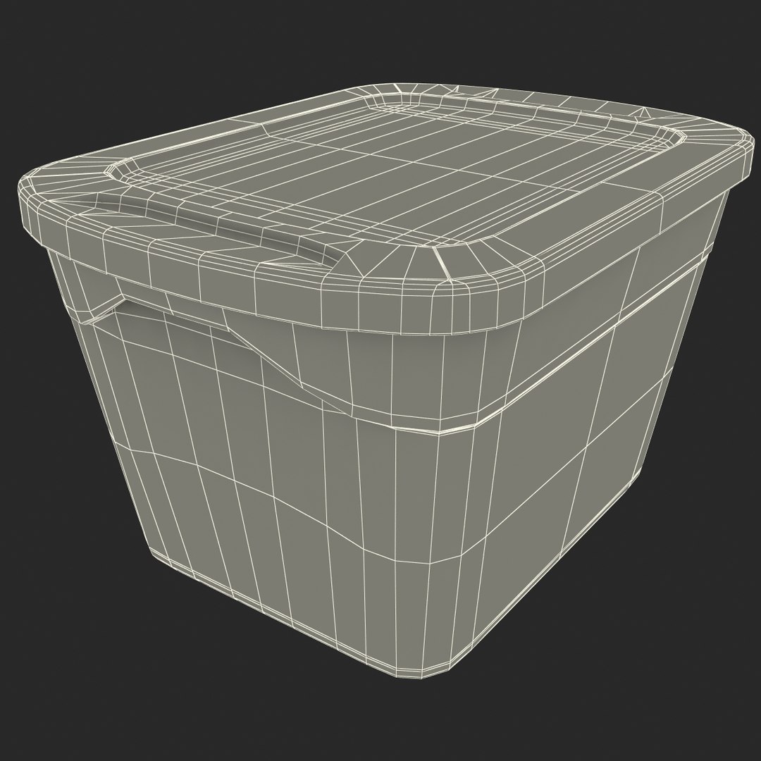 3d Model Storage Box 18-gallon