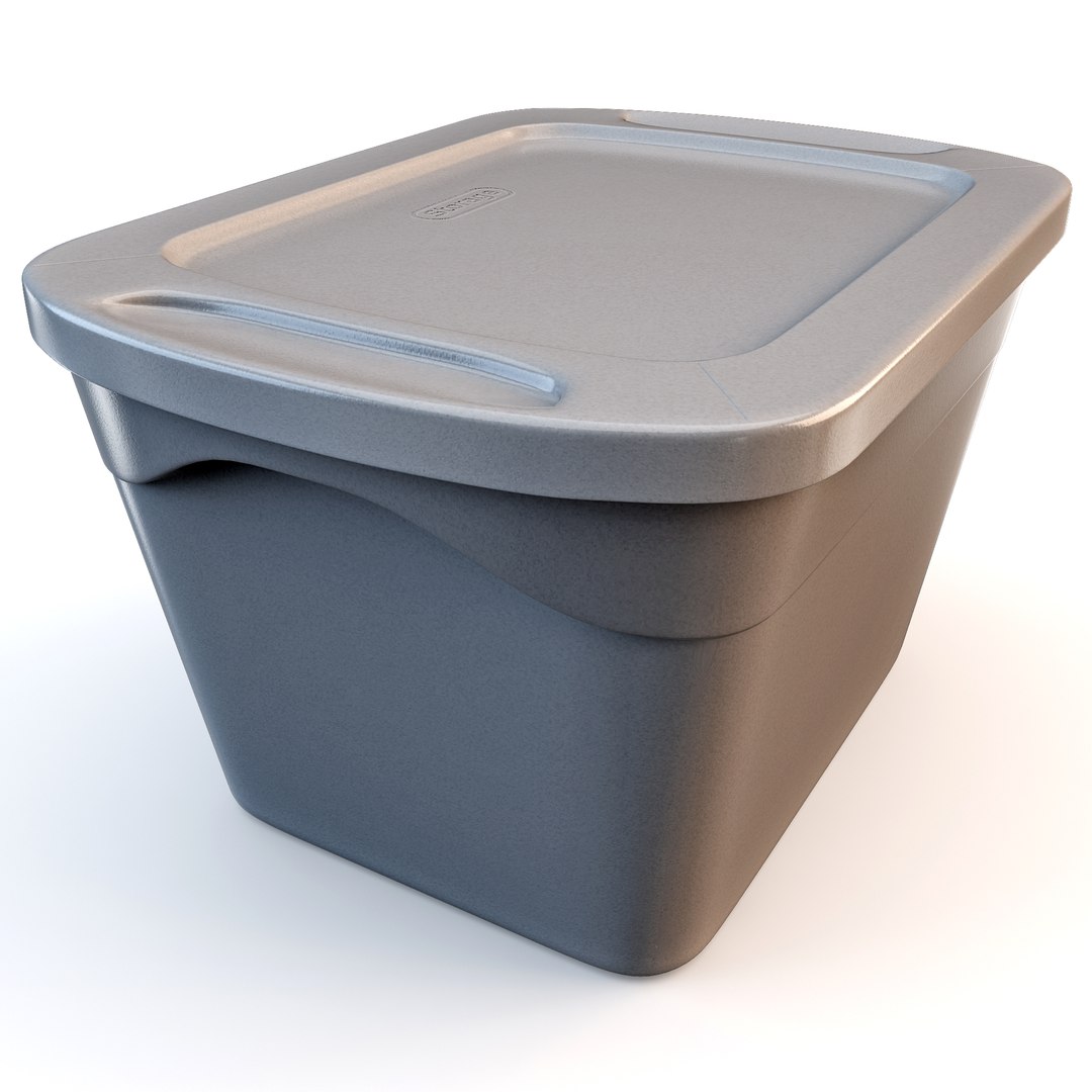 3d Model Storage Box 18-gallon