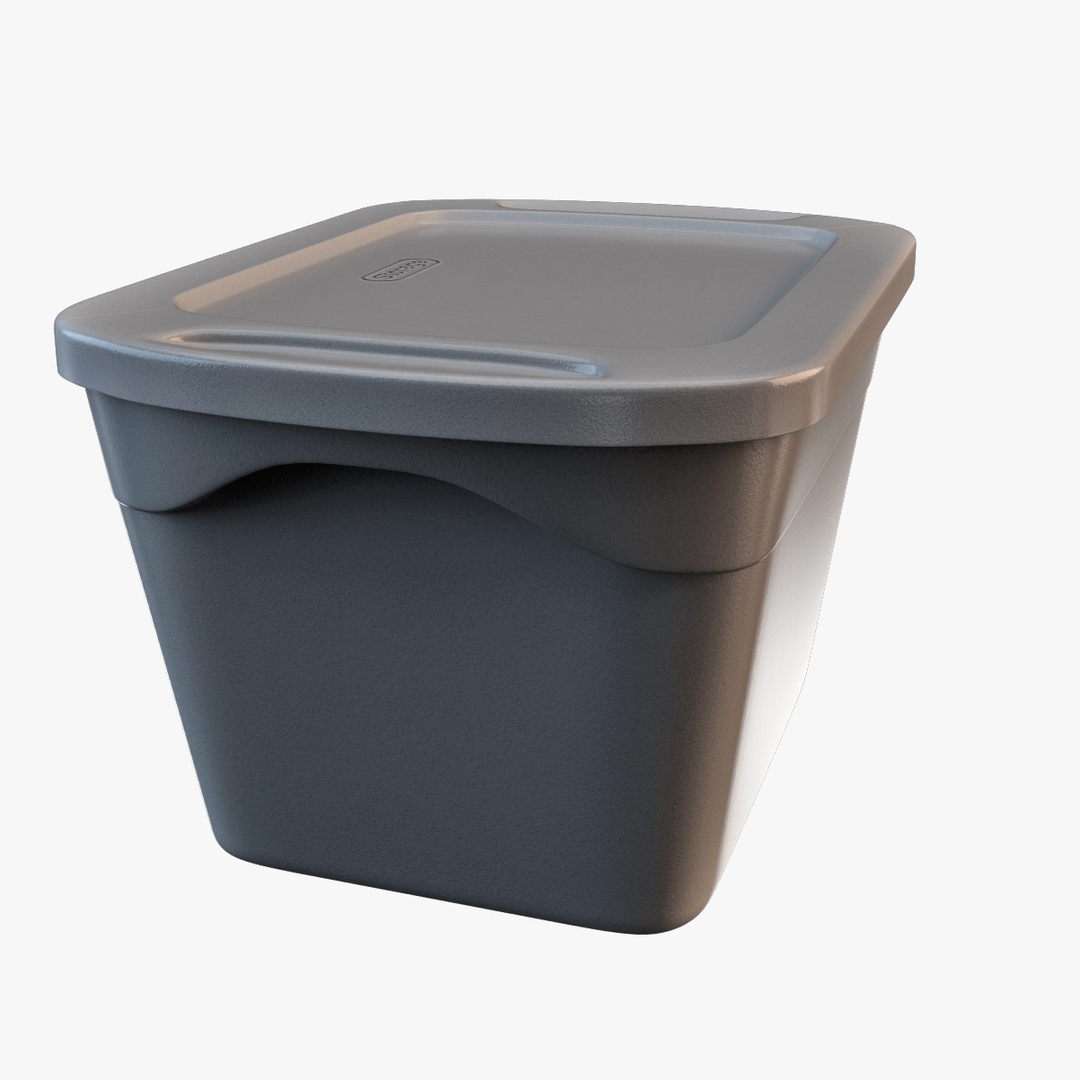 3d Model Storage Box 18-gallon