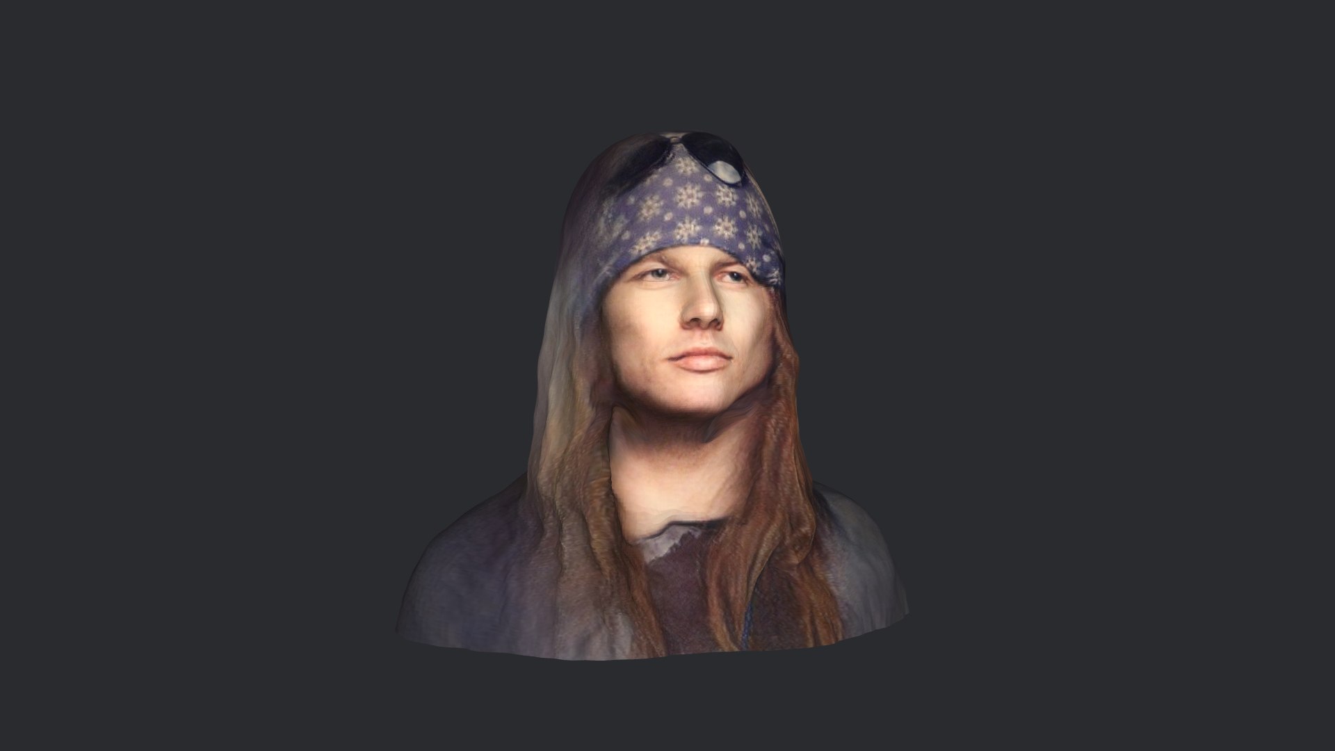 Axl Rose- Realistic Bust Head Ready 3d Model 3D Model - TurboSquid 1971604